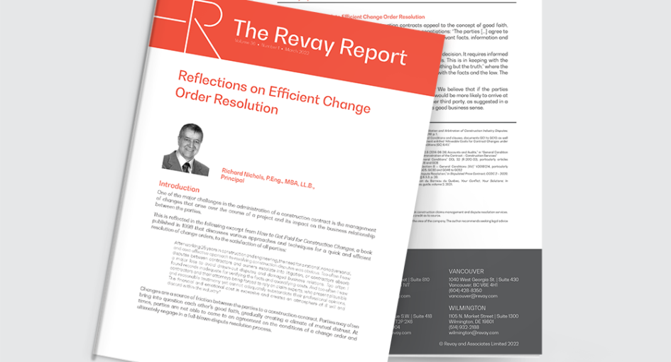 Revay | Construction Claims Consulting Firm