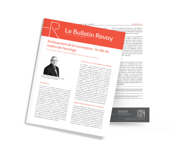Le Bulletin Revay | Revay | Conseillers en réclamations de construction